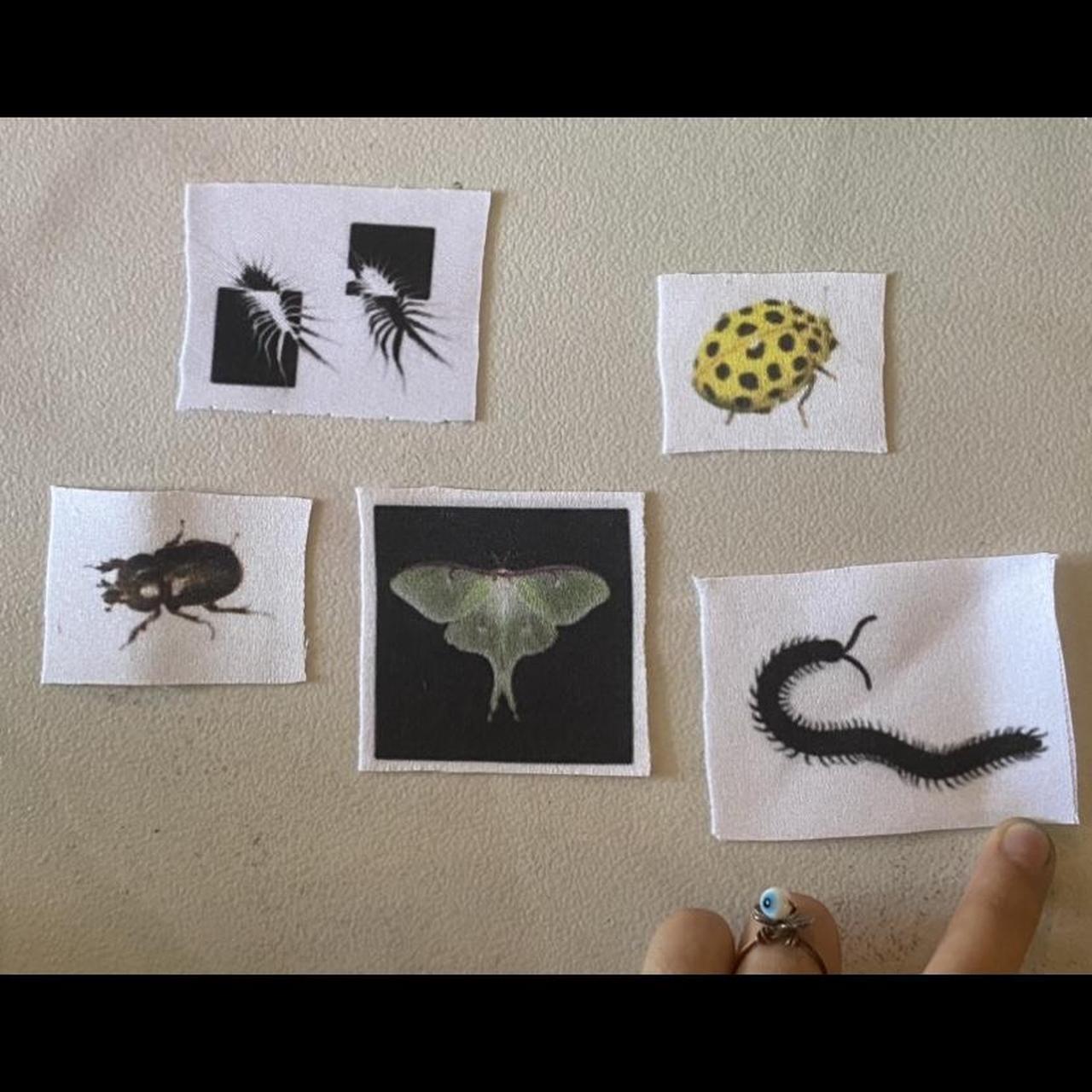 5 bug patch set :) On sublimated fabric #punk... - Depop