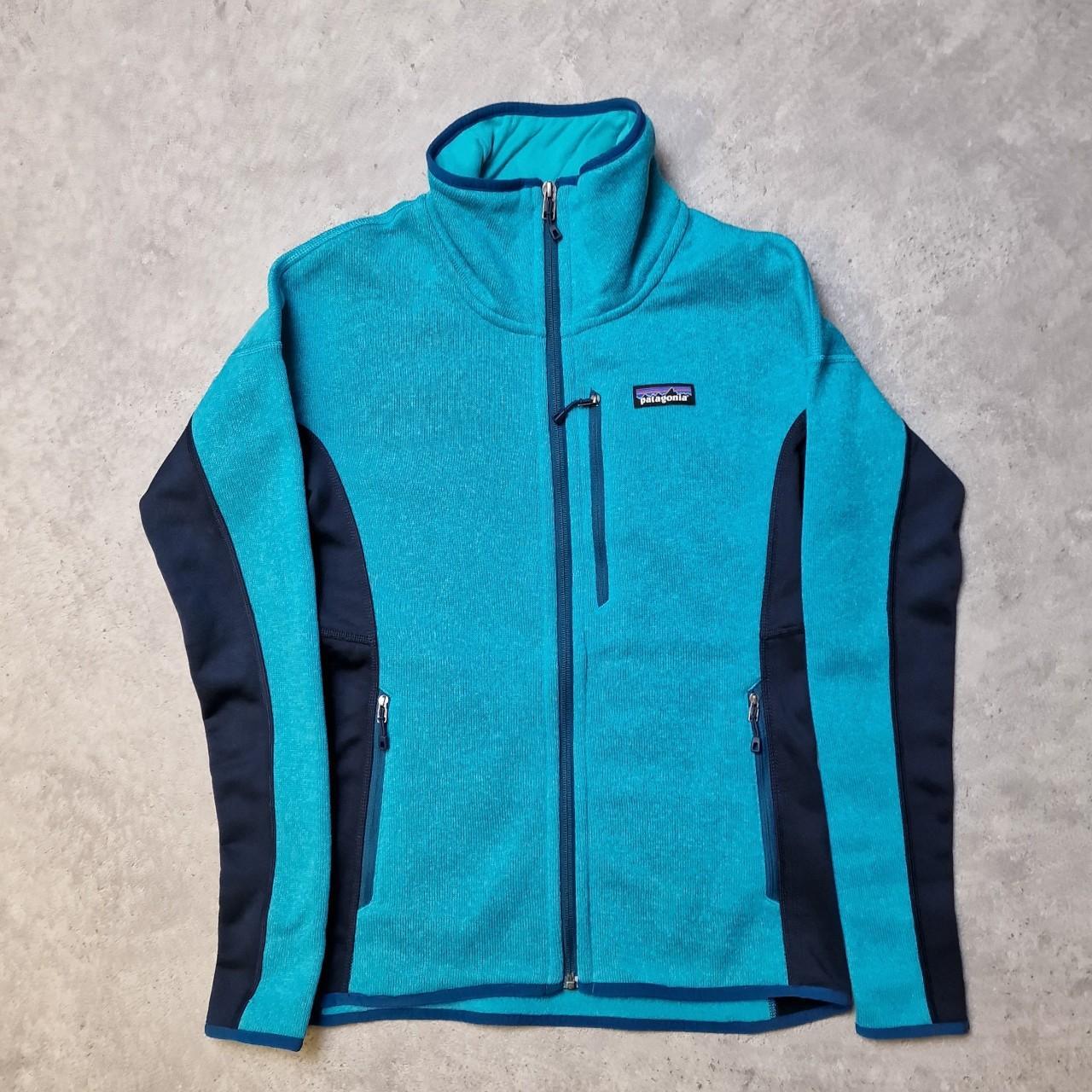 Patagonia full zip fleece Colour - Blue Tag size -... - Depop