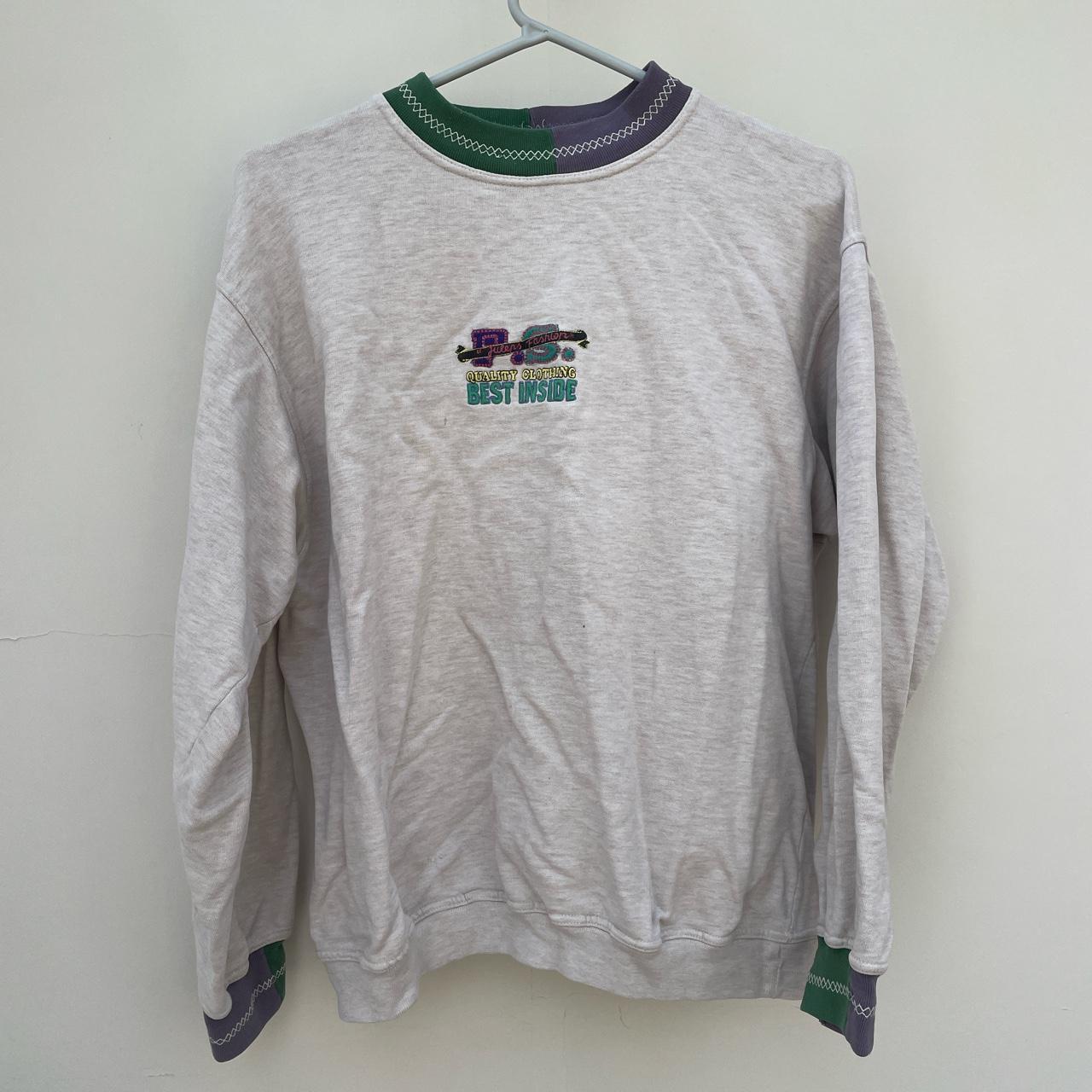 Vintage funky sweatshirt Never seen anything like... - Depop