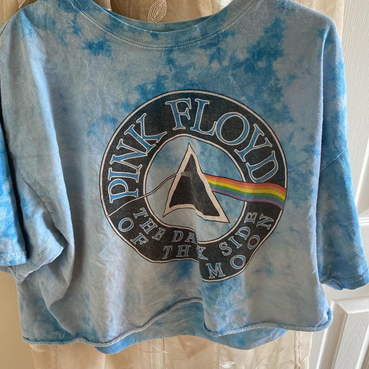 PINK FLOYD Women’s crop top, worn 1/2x, stretchy - Depop