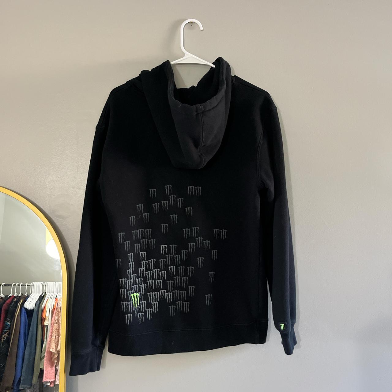 Sick y2k Monster Full zip ️Embroidered monster logo... | Depop