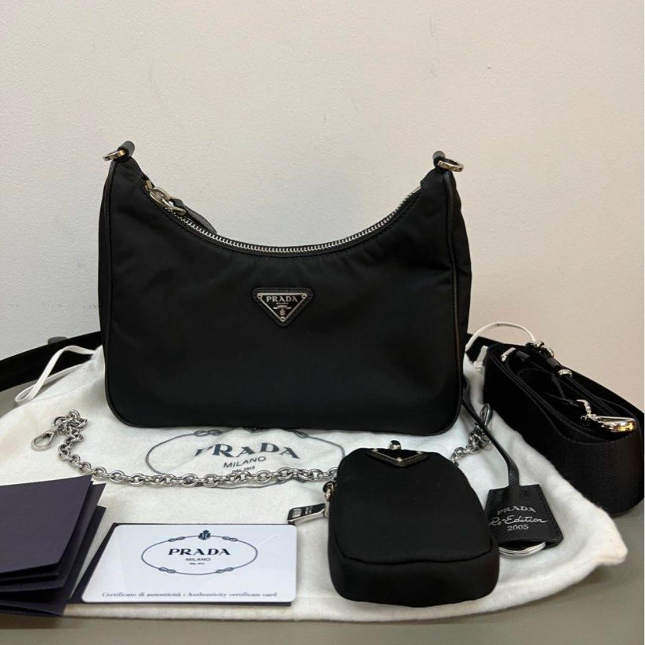 Prada Re Edition Nylon 3 in 1 Bag ️ Comes with Card... - Depop