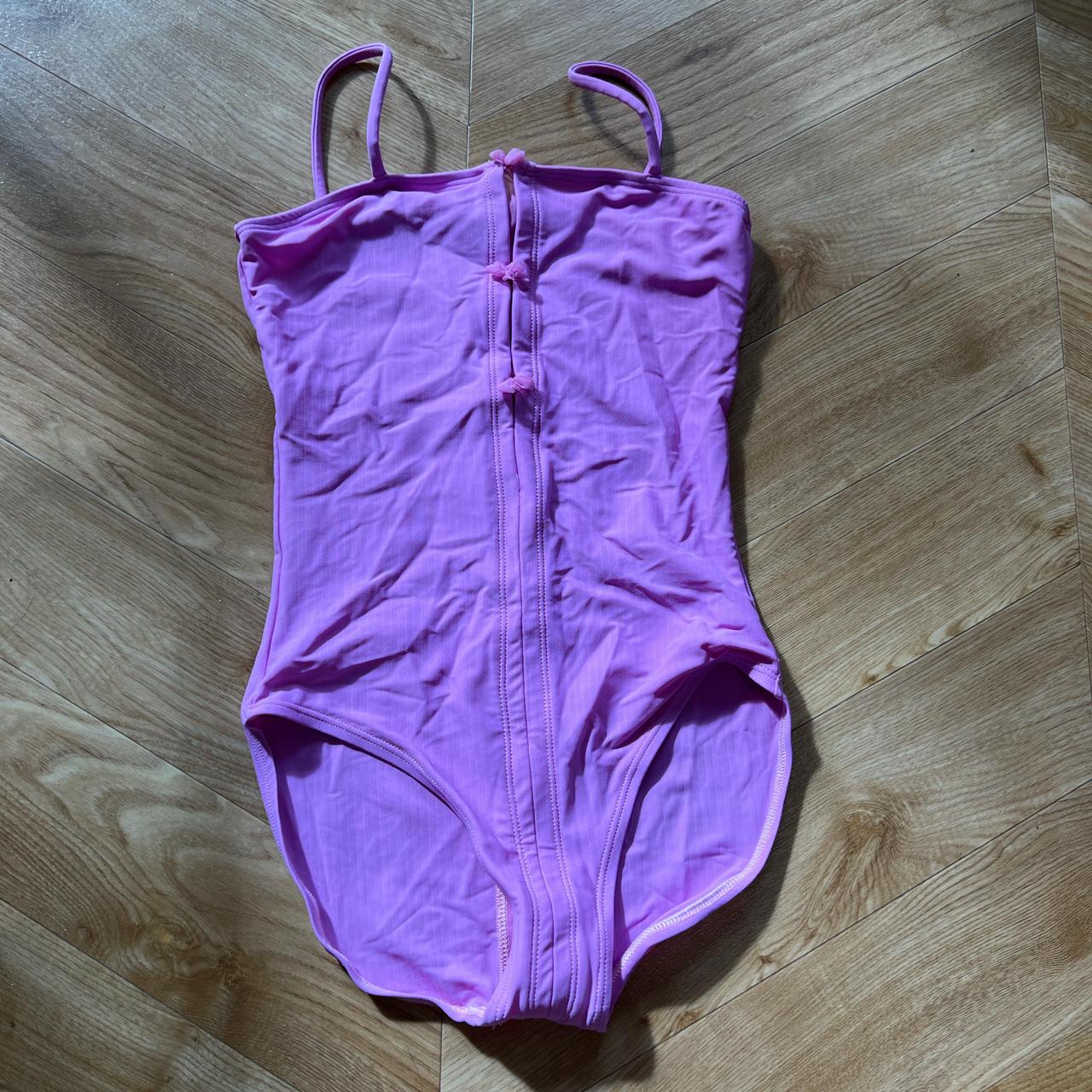 Degas pink leotard Size 6-8 #degas #leotard #ballet - Depop