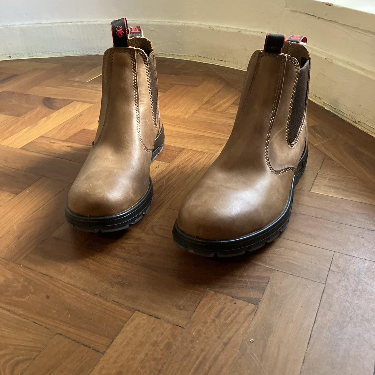 Redback brown leather boots - Depop