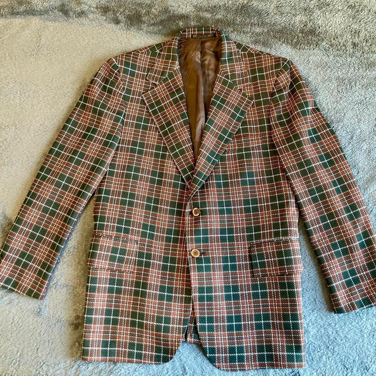 Vintage old money style green and red plaid prom... | Depop