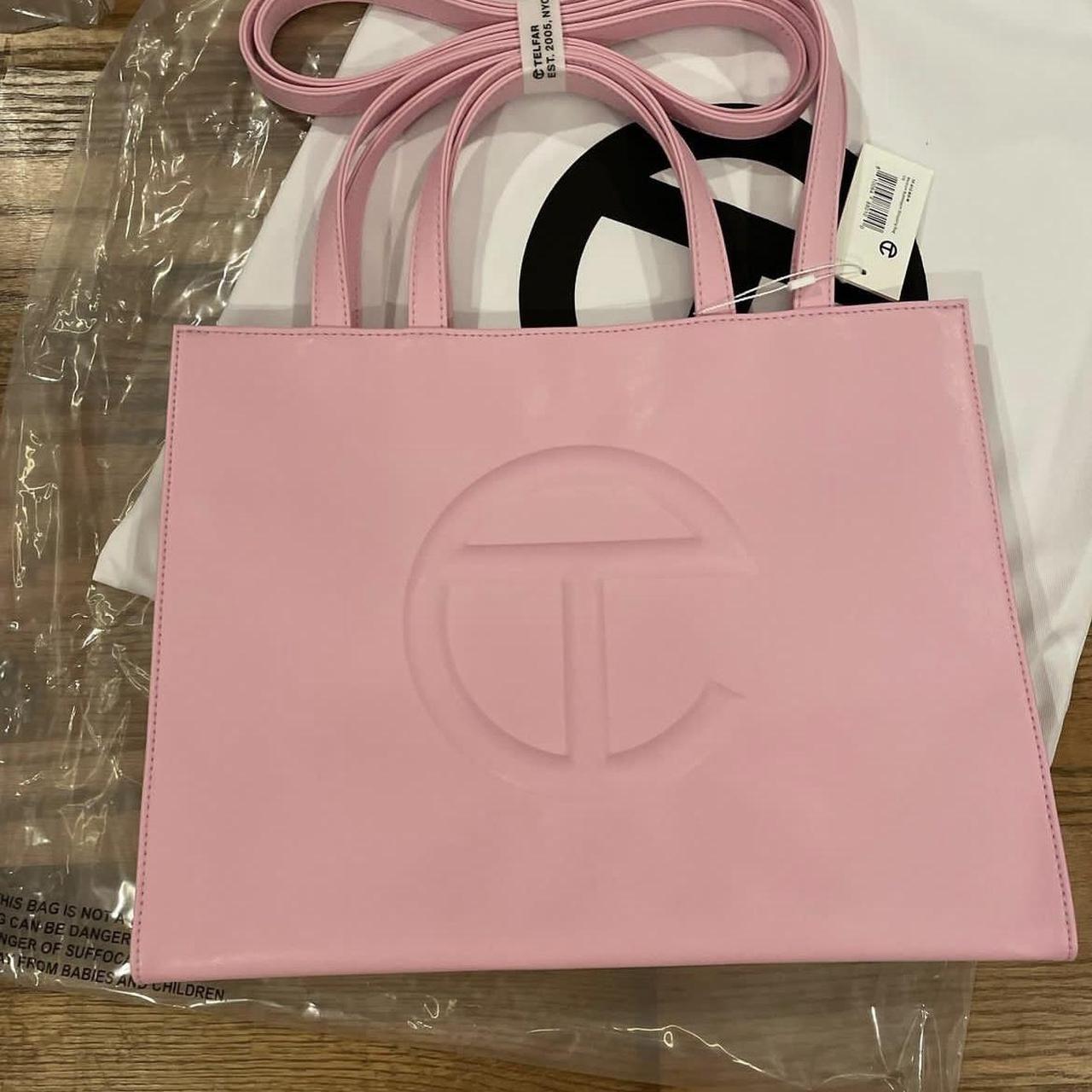 Small and medium telfar bag pink - Depop