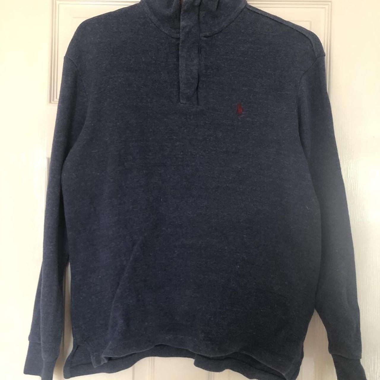 Navy Ralph Lauren quarter zip - Depop