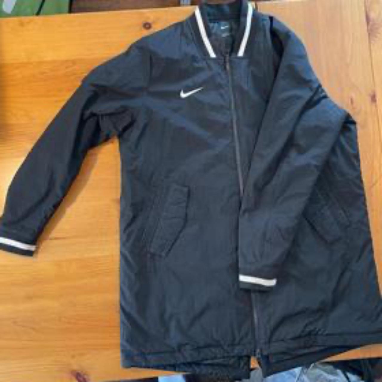 MENS Black Nike Insulated Down Coat - Depop