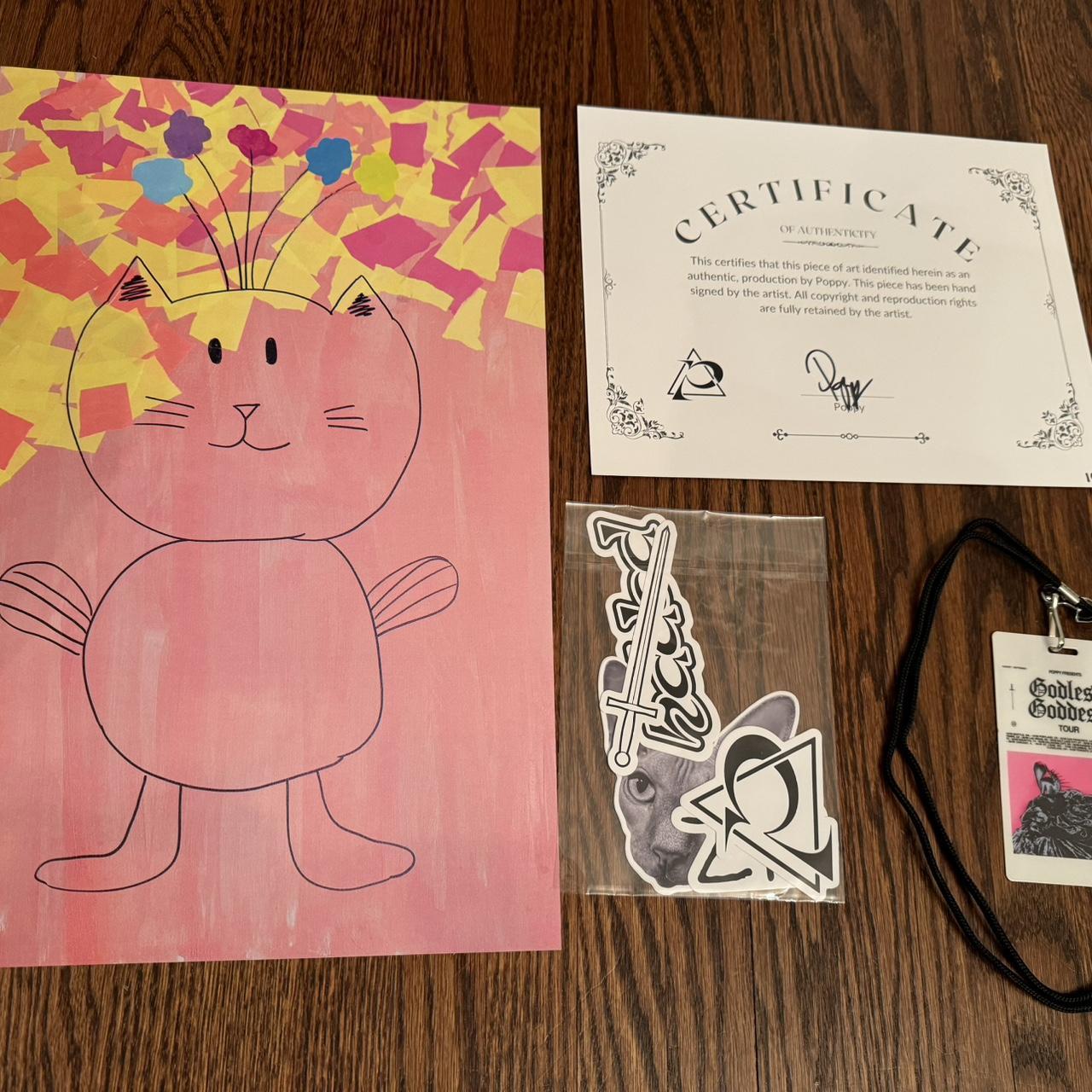 Poppy Godless Goddess tour VIP merch package. ... | Depop
