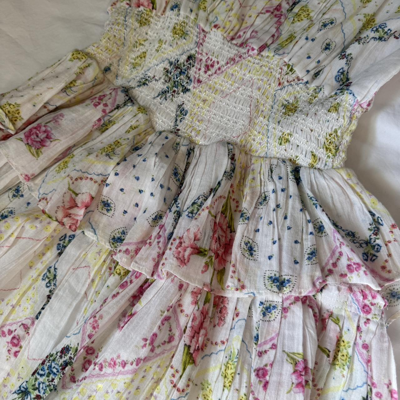 Women’s love shack fancy flower mini dress. Size small. - Depop