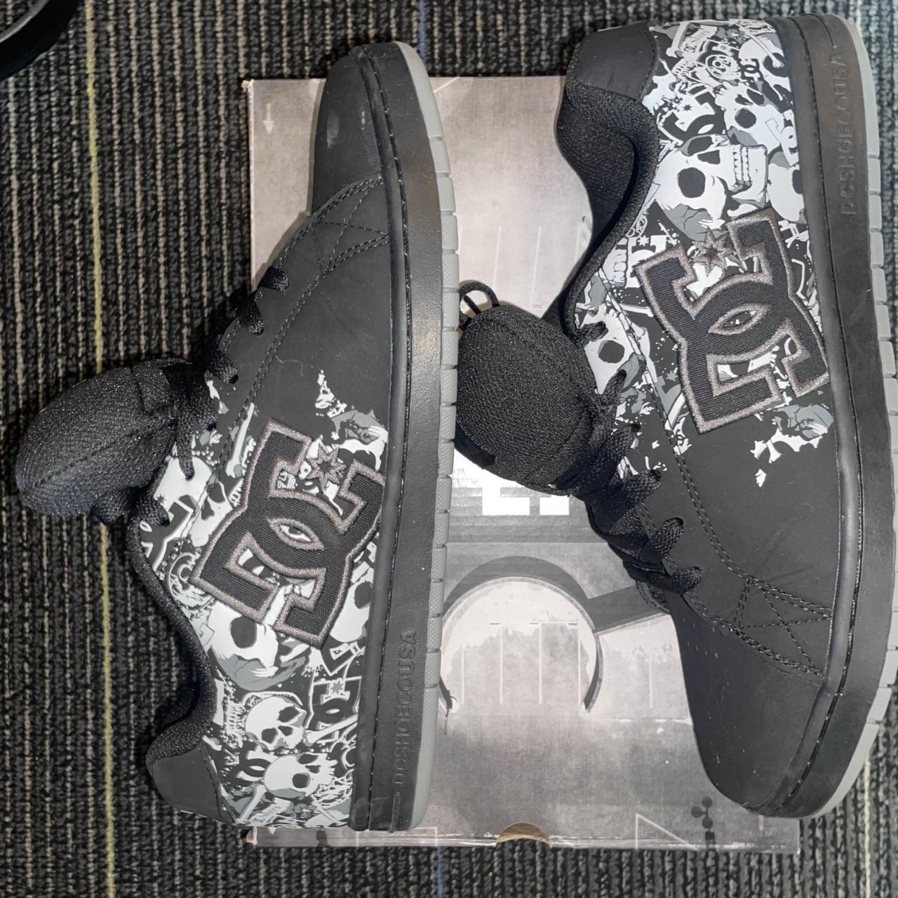 Brand new DC shoes with a crazy Skull design mad... - Depop