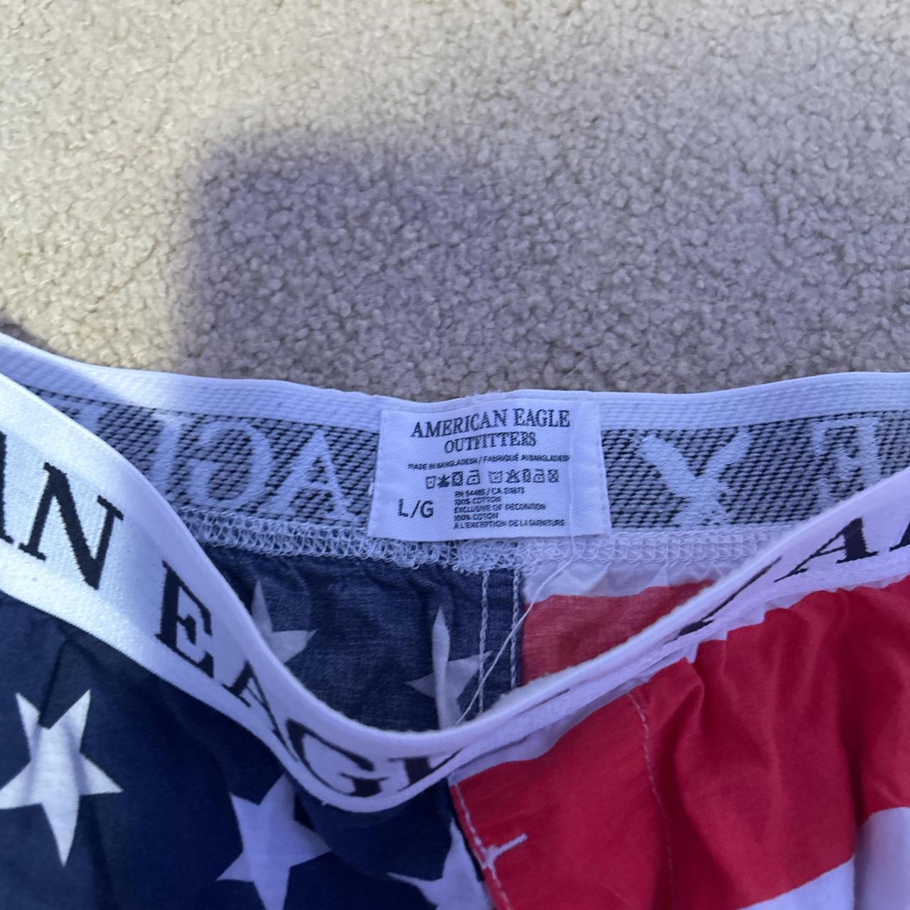 American flag boxers american eagle size large... | Depop