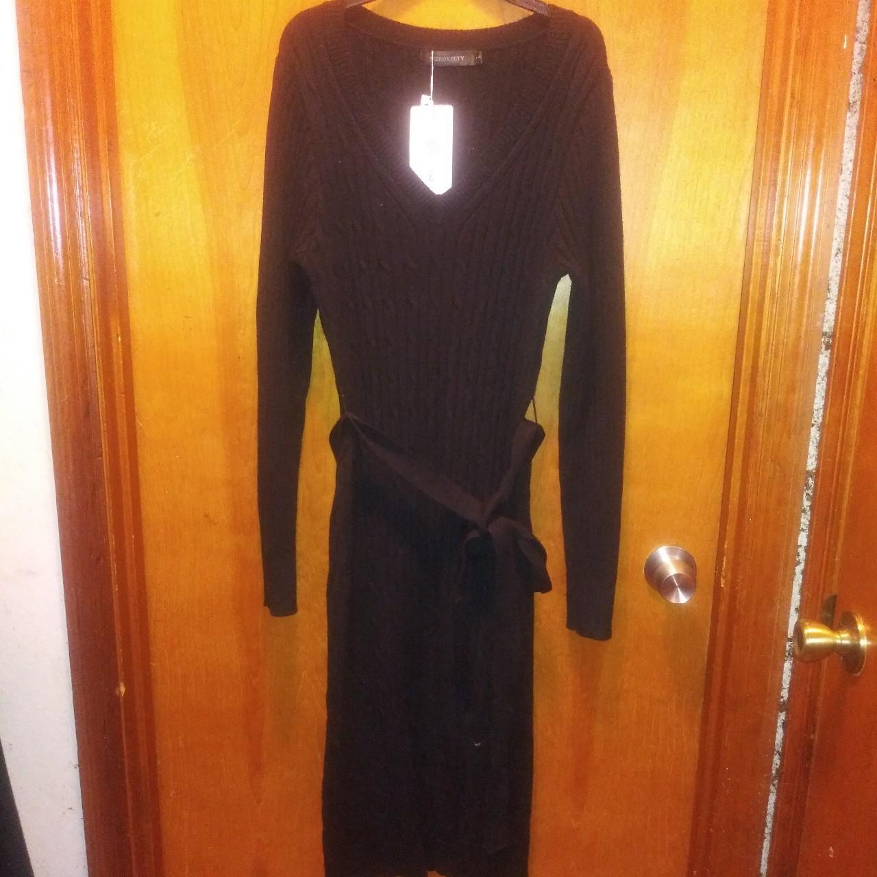 Womens Merokeety Dress Size Large Black With Depop