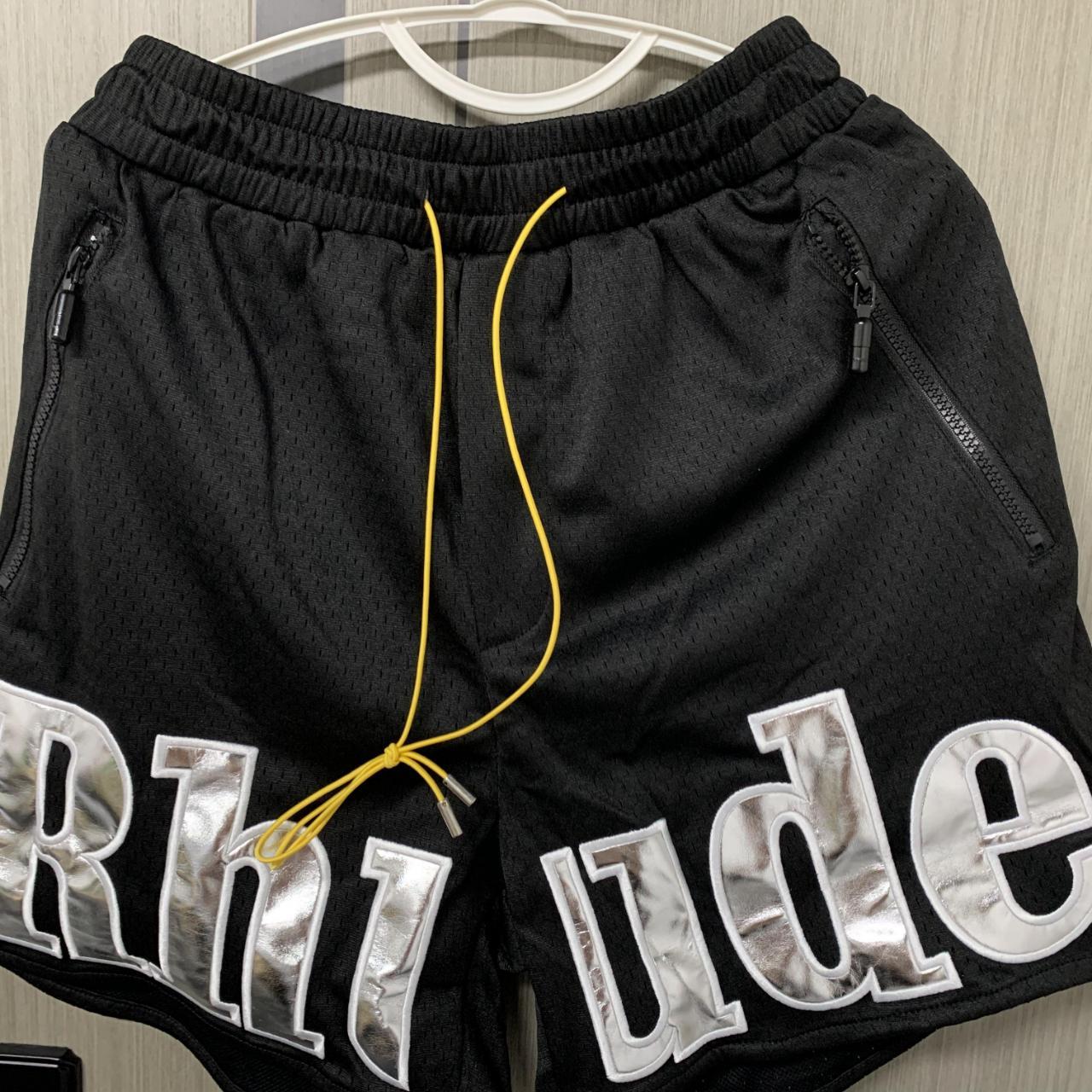 Rhude Men's Navy and White Shorts RHUDE shorts was... - Depop