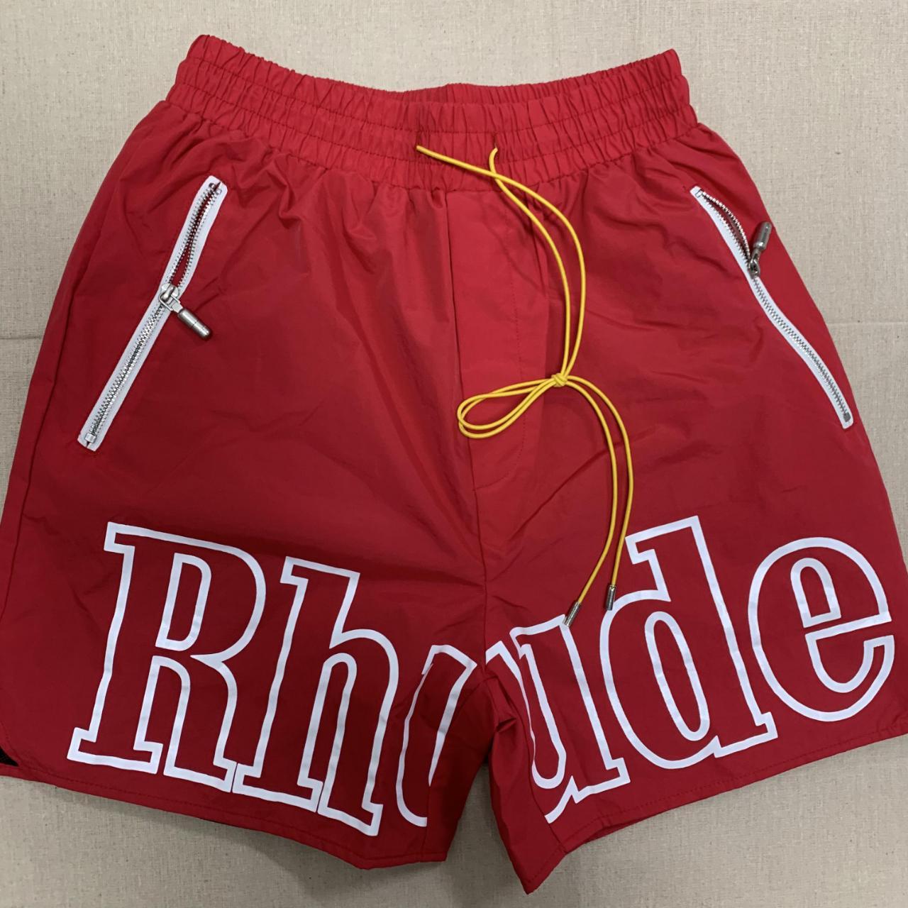 Rhude men's red shorts Brand new Same day dispatch! - Depop