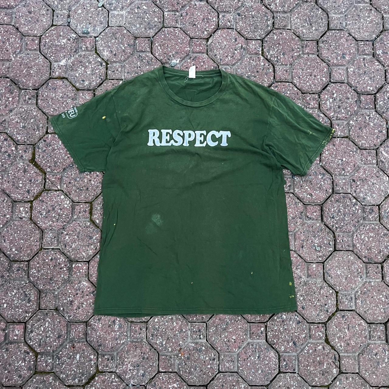 Green Respect tee | Depop