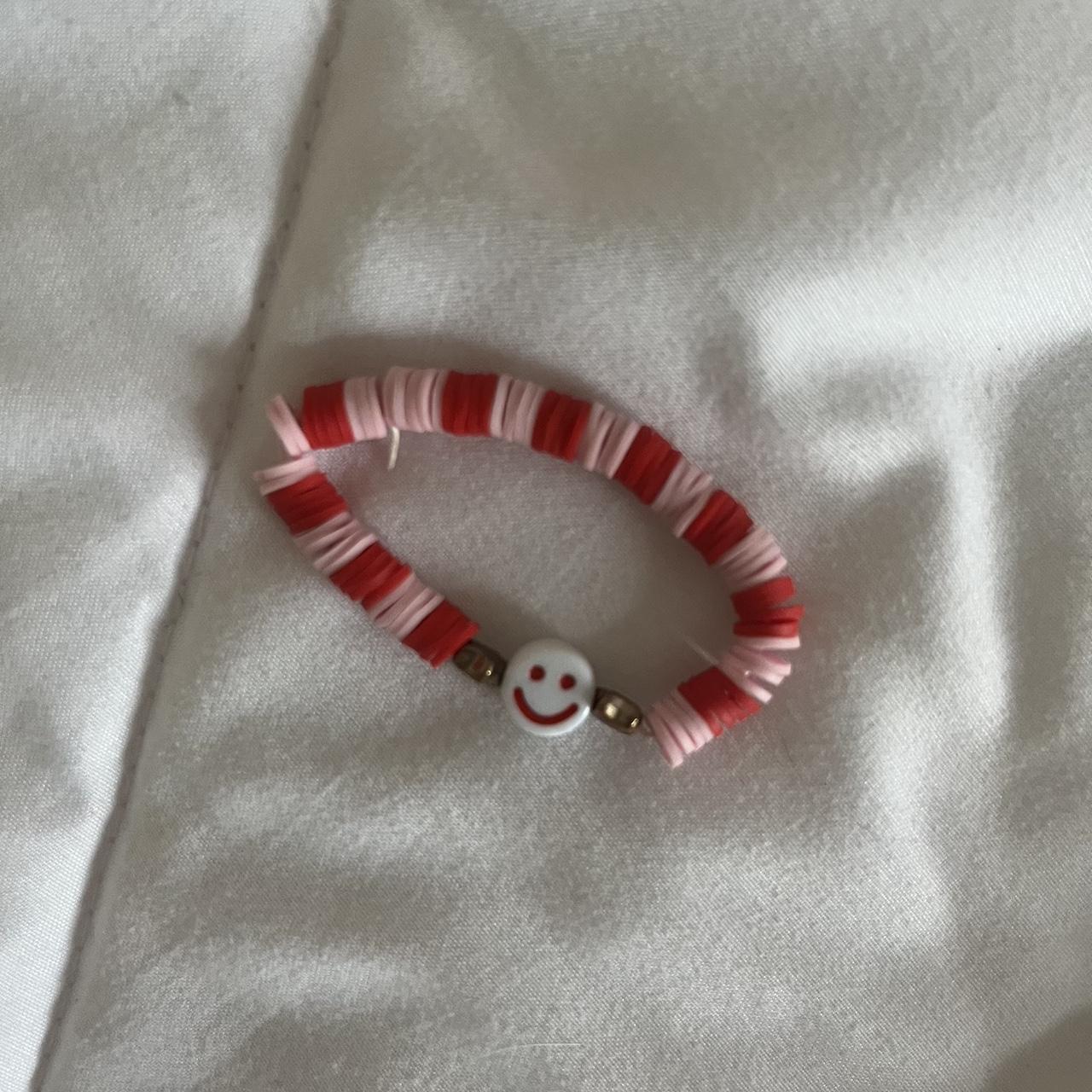 Preppy smiley face bracelet - Depop