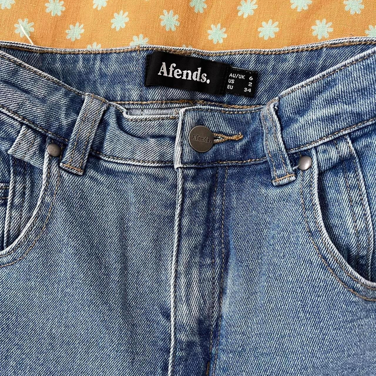 REPOP Afends flare flared denim jeans size... - Depop