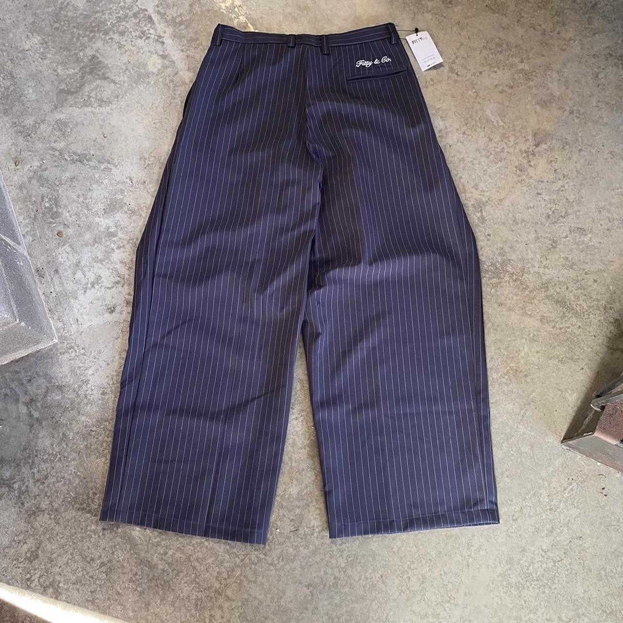 Fitty and co pinstripe pants Worn twice never worn... | Depop