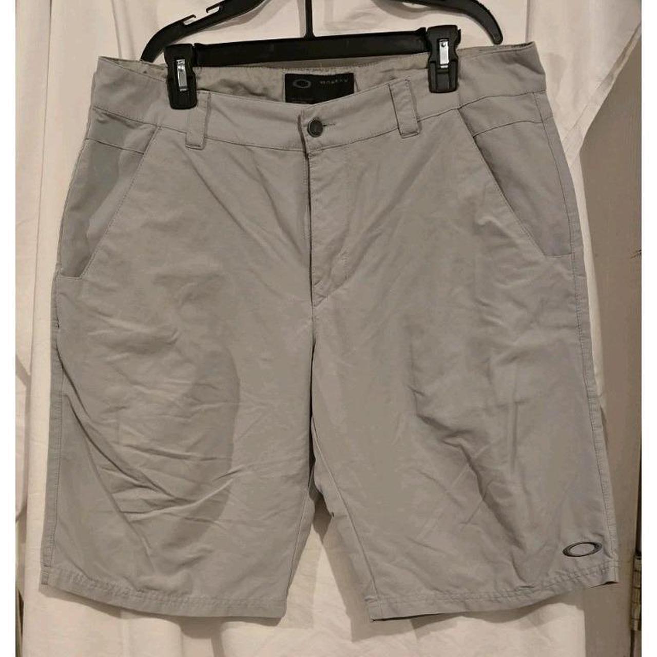 Oakley Golf Shorts Gray Nylon Stretch Performance... | Depop