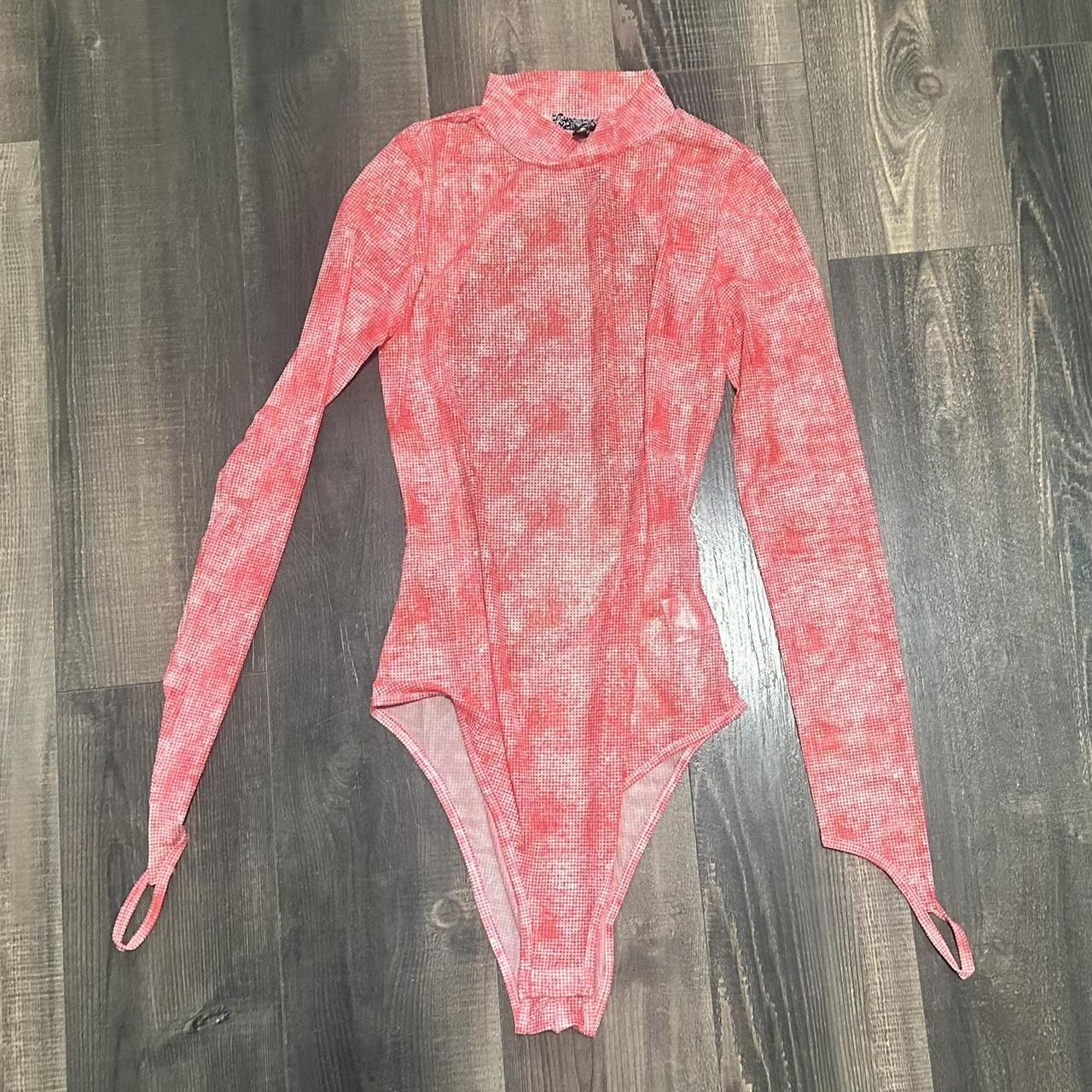 Dolls Kill Mesh Bodysuit With Open Back And Clasps At Depop