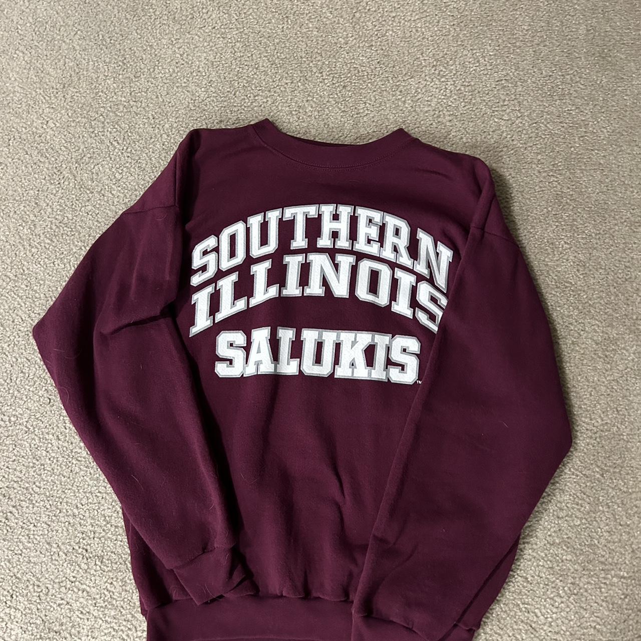Red southern Illinois’s salukis sweatshirt All... - Depop