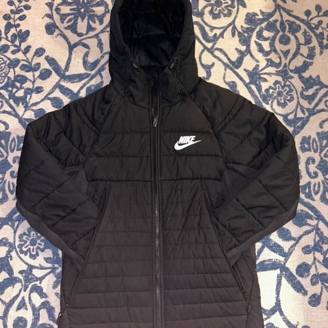 Nike puffer coat - this product has been used a few... - Depop