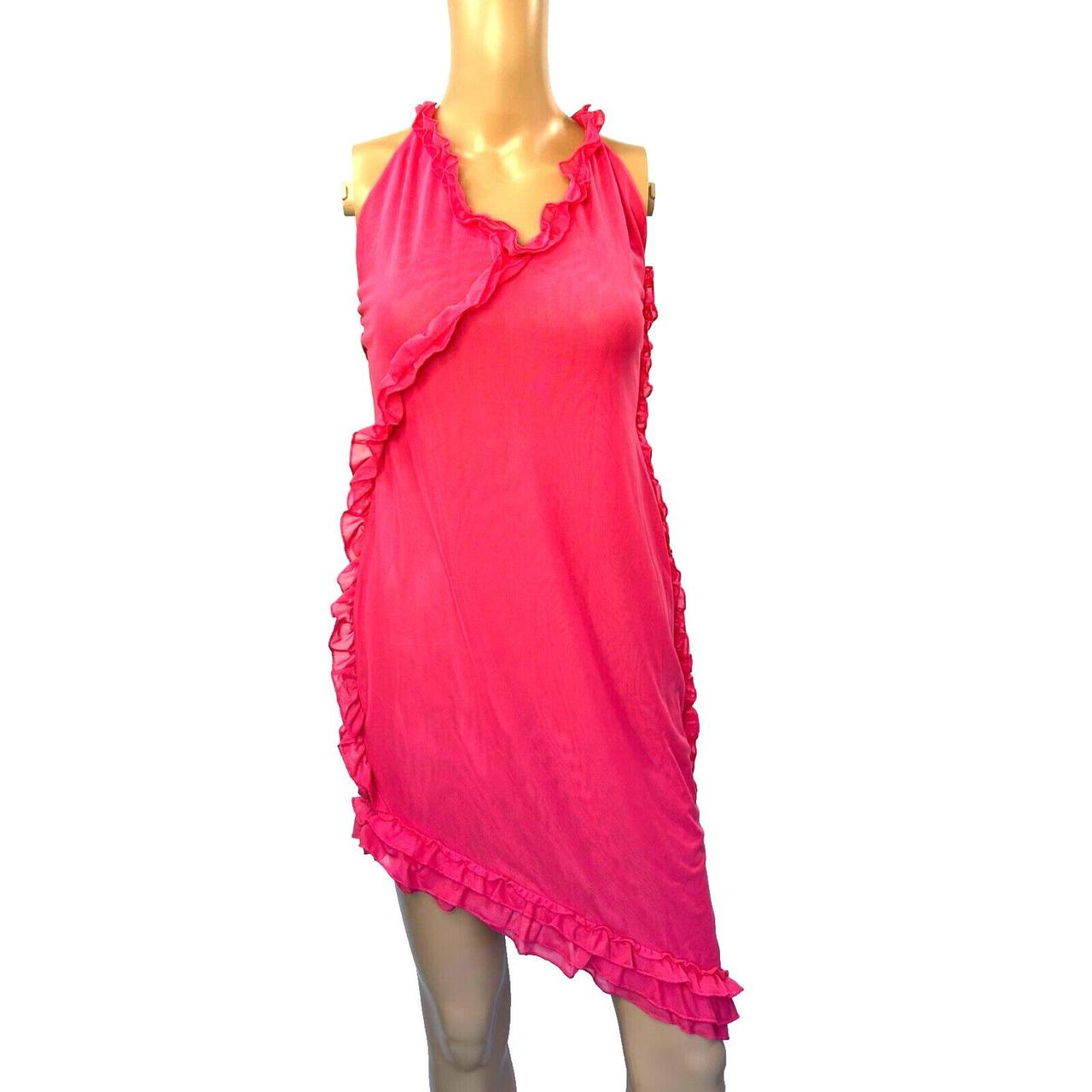 Micas Dress Women Large Rasberry Pink Sleeveless... | Depop