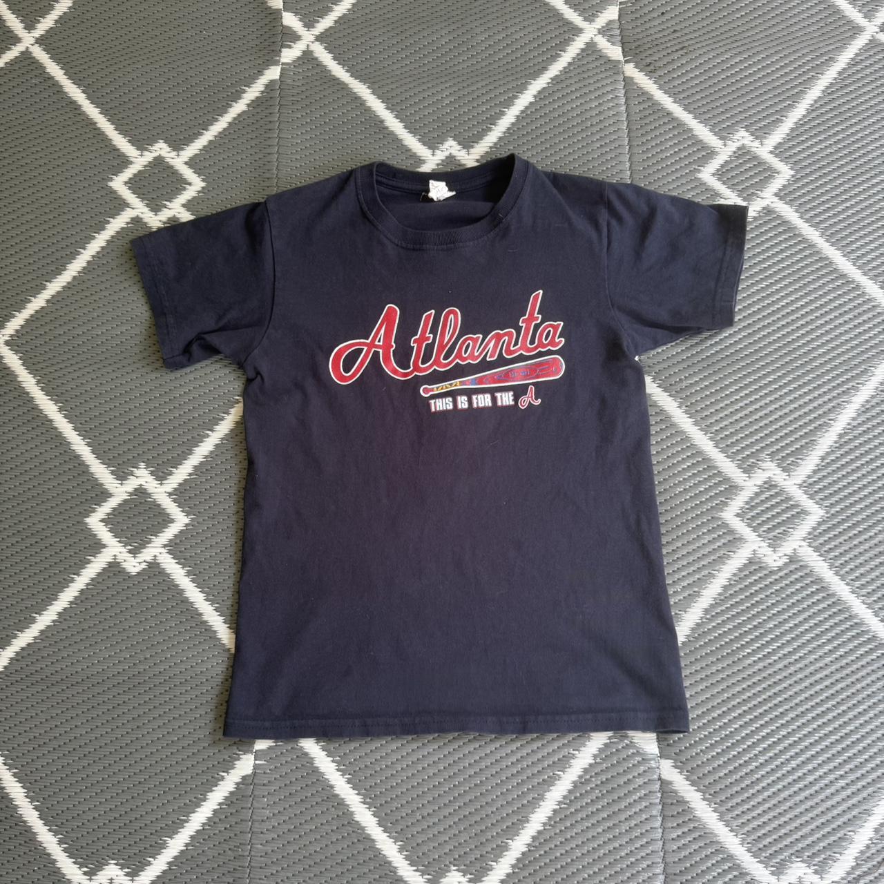 Vintage Y2K early 2000s Atlanta braves cropped fit... | Depop