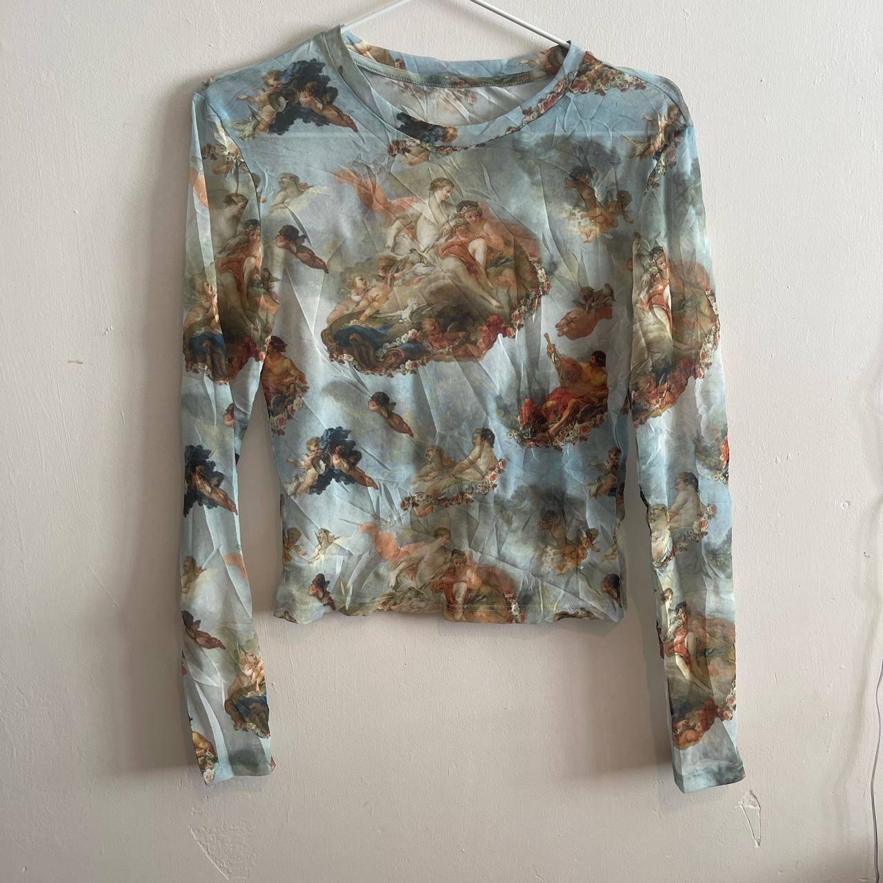 Vintage mesh top. Renaissance. Amazing condition.... - Depop