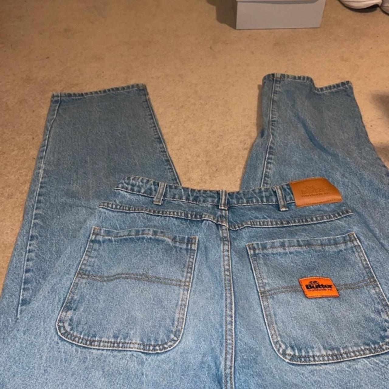 Butter jeans have a little rip in them but over them... - Depop