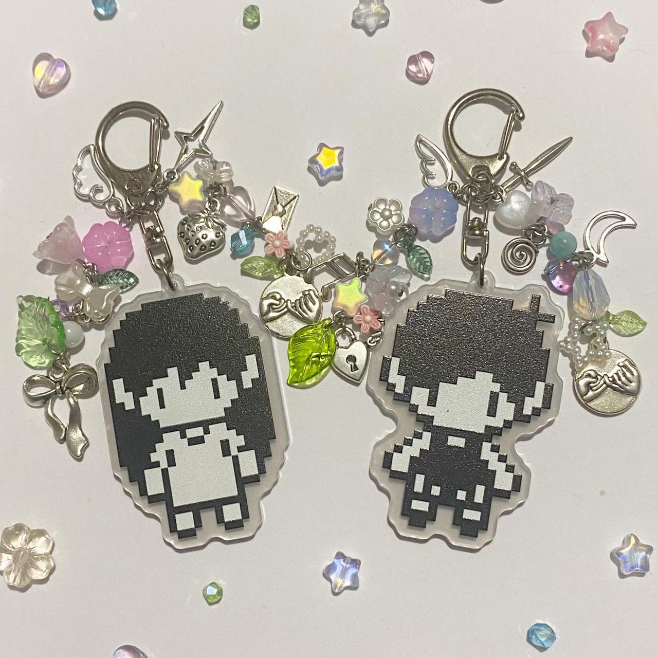 omori inspired keychains $14 each! 🎵*.•🎶*.• 🎹 can... | Depop
