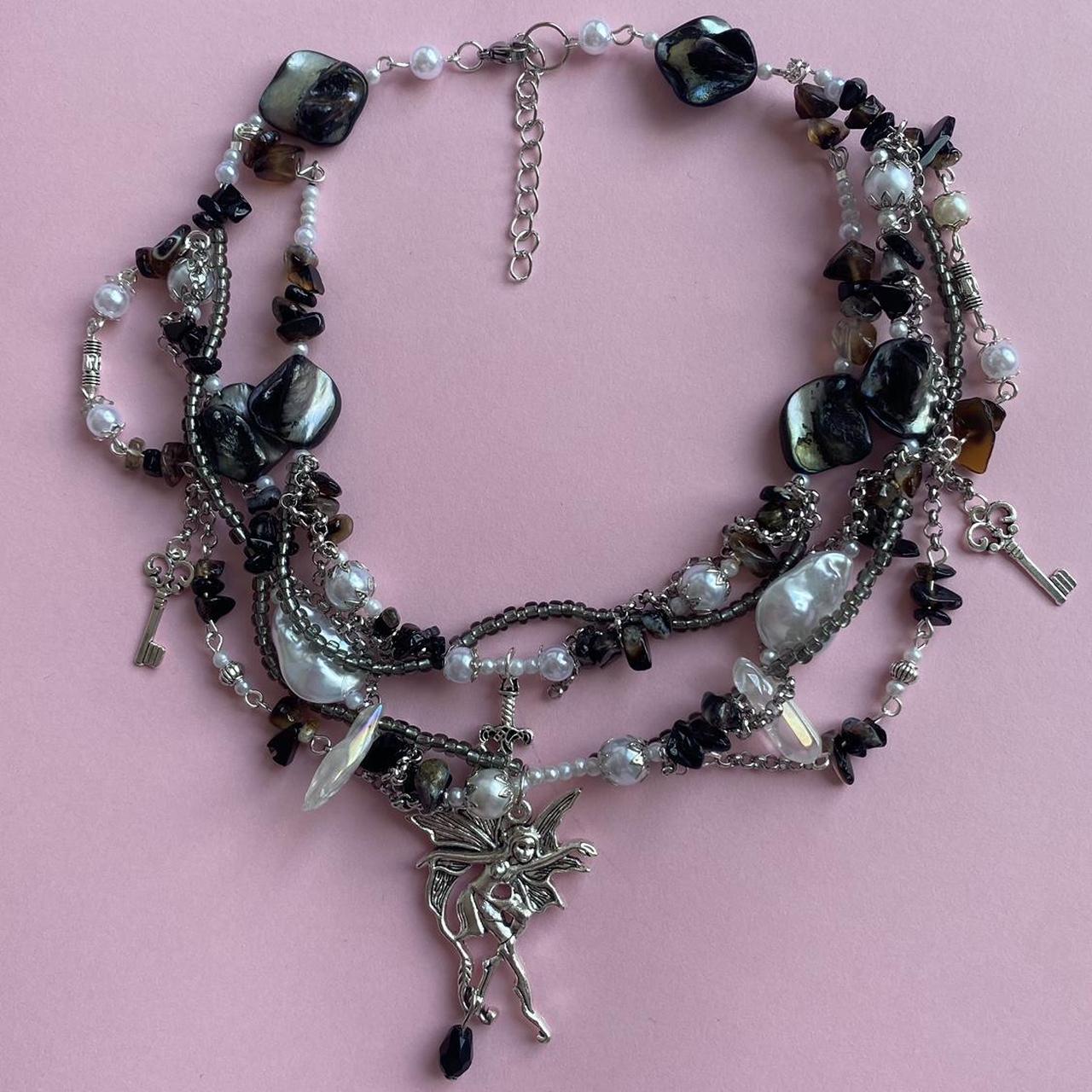 🧝🏻‍♀️ the etherial pixie necklace 🧝🏻‍♀️ 🧚🏽 one of a kind!... - Depop