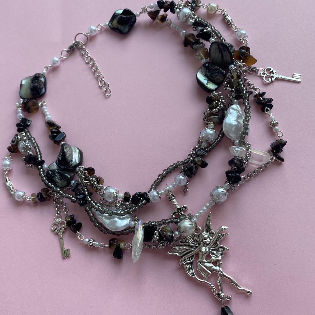 🧝🏻‍♀️ the etherial pixie necklace 🧝🏻‍♀️ 🧚🏽 one of a kind!... - Depop