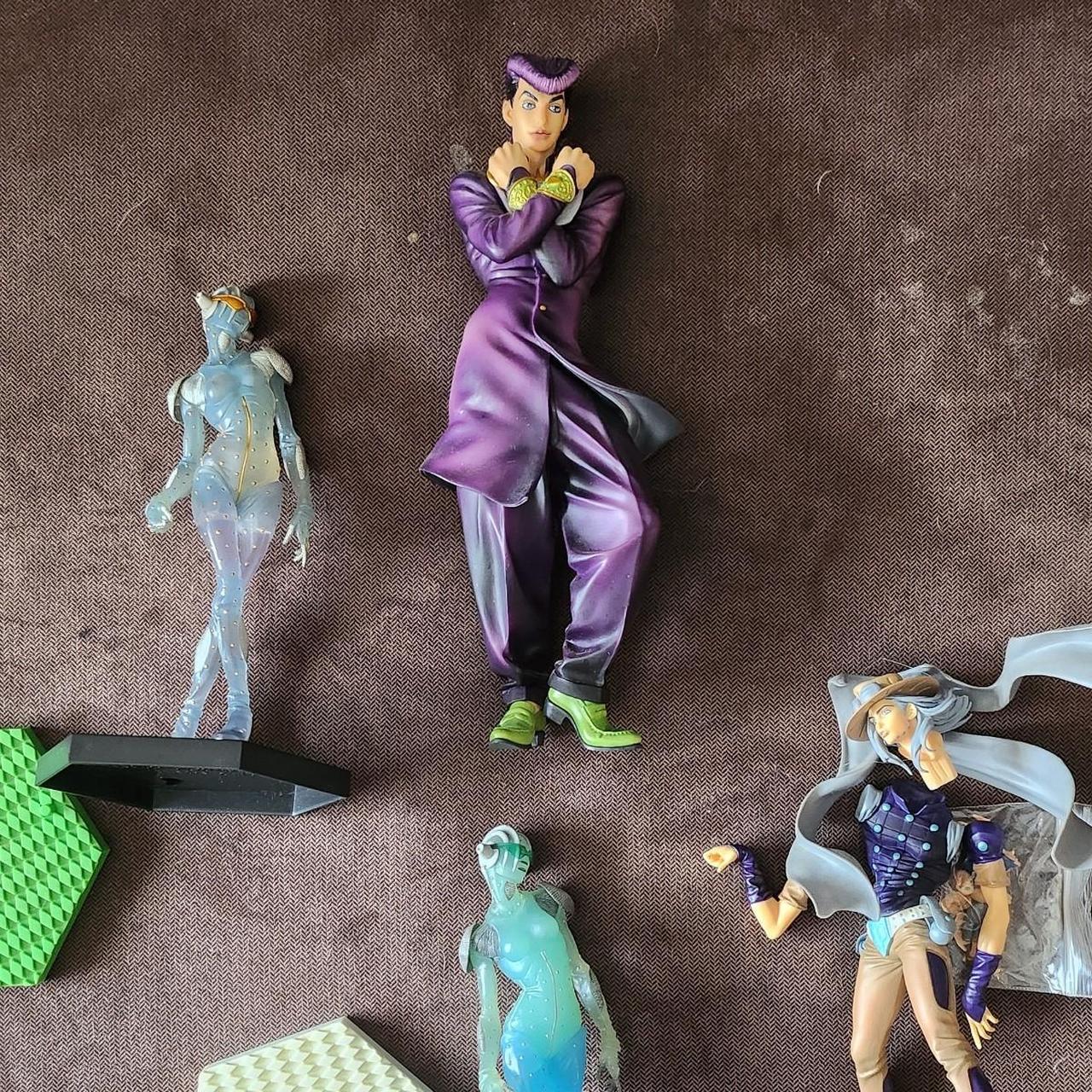 5 JJBA figures - Stone Free x2, Gyro Zeppelli,... | Depop
