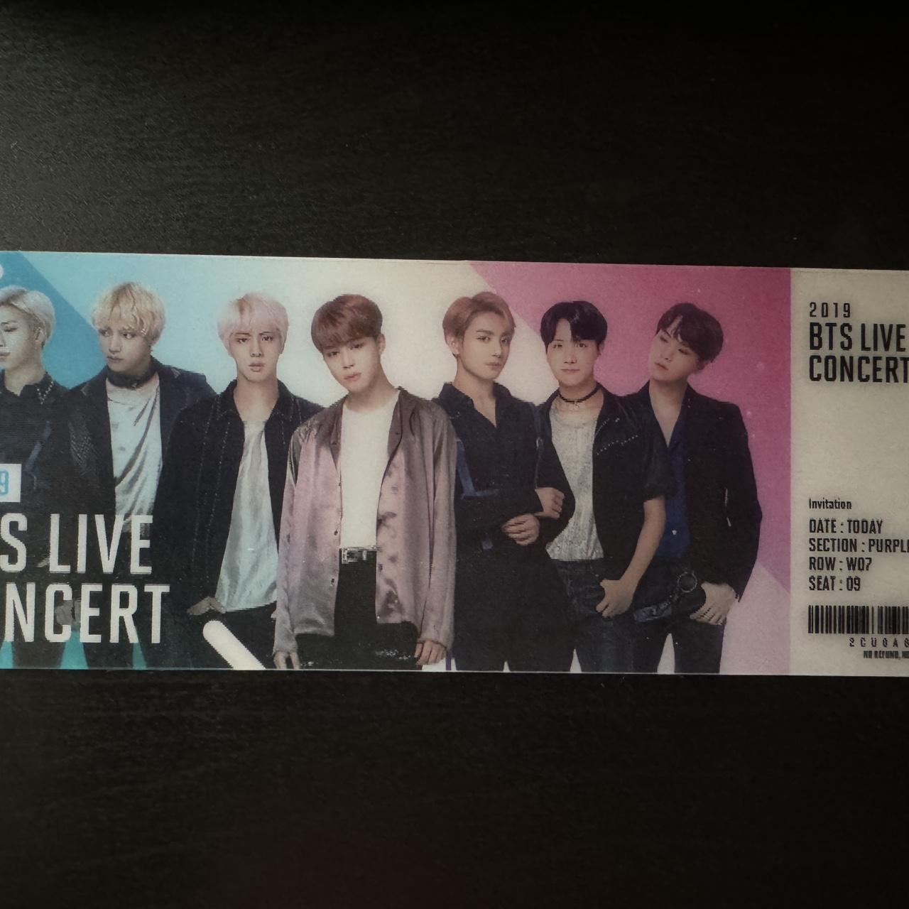 bts world album with jin pc, faux ticket, photobook... - Depop