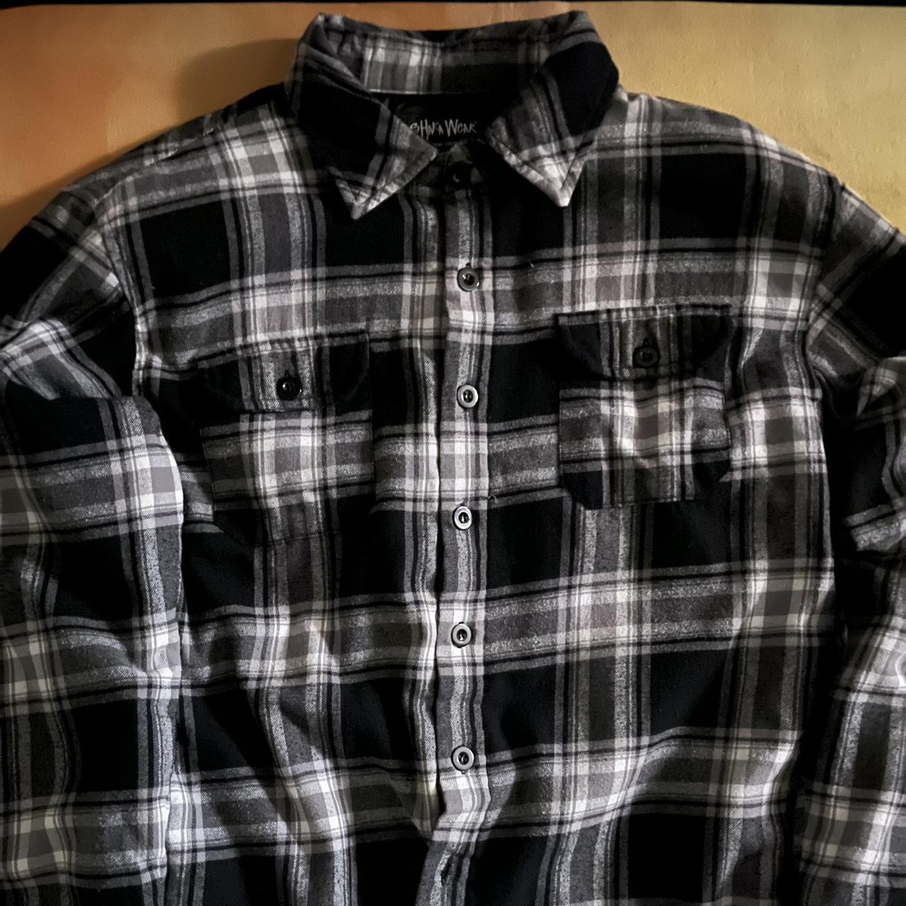 Cool Shaka Wear plaid sweater Pit to pit... - Depop