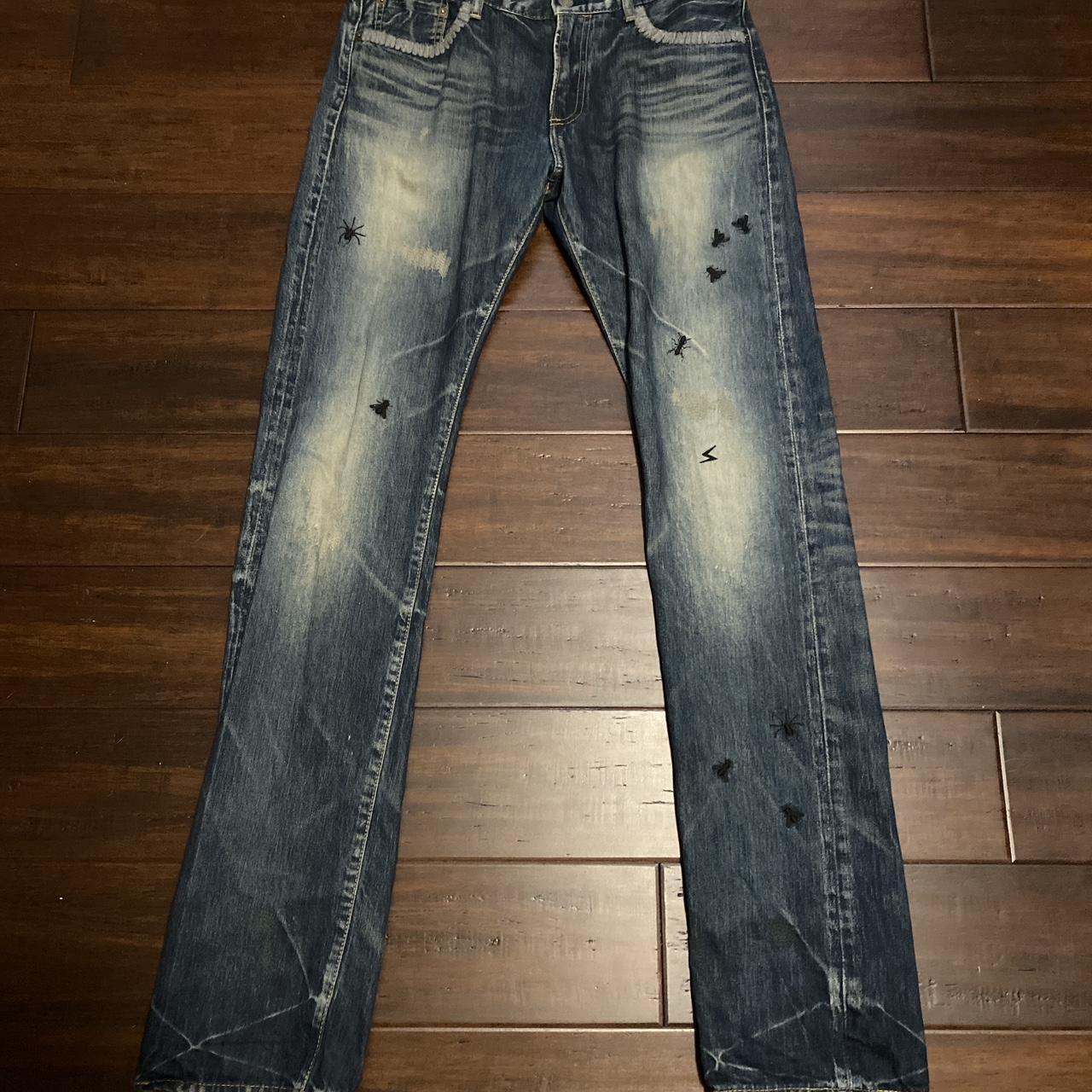 Undercover bug denim size 3 - Depop