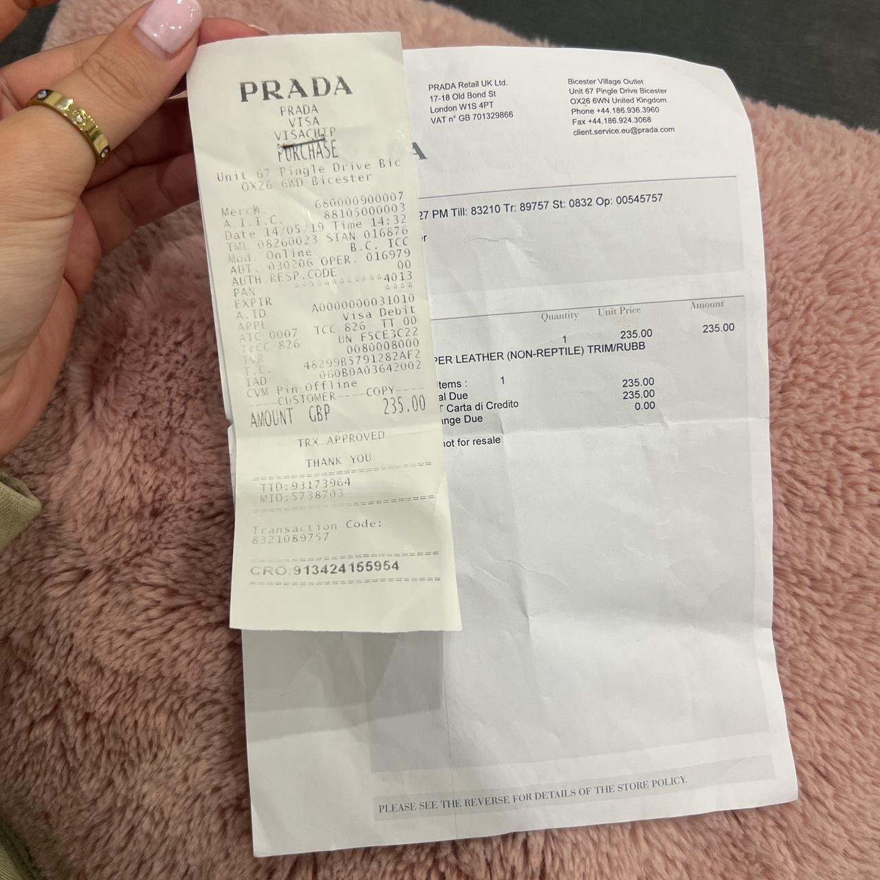 Prada proof - Depop