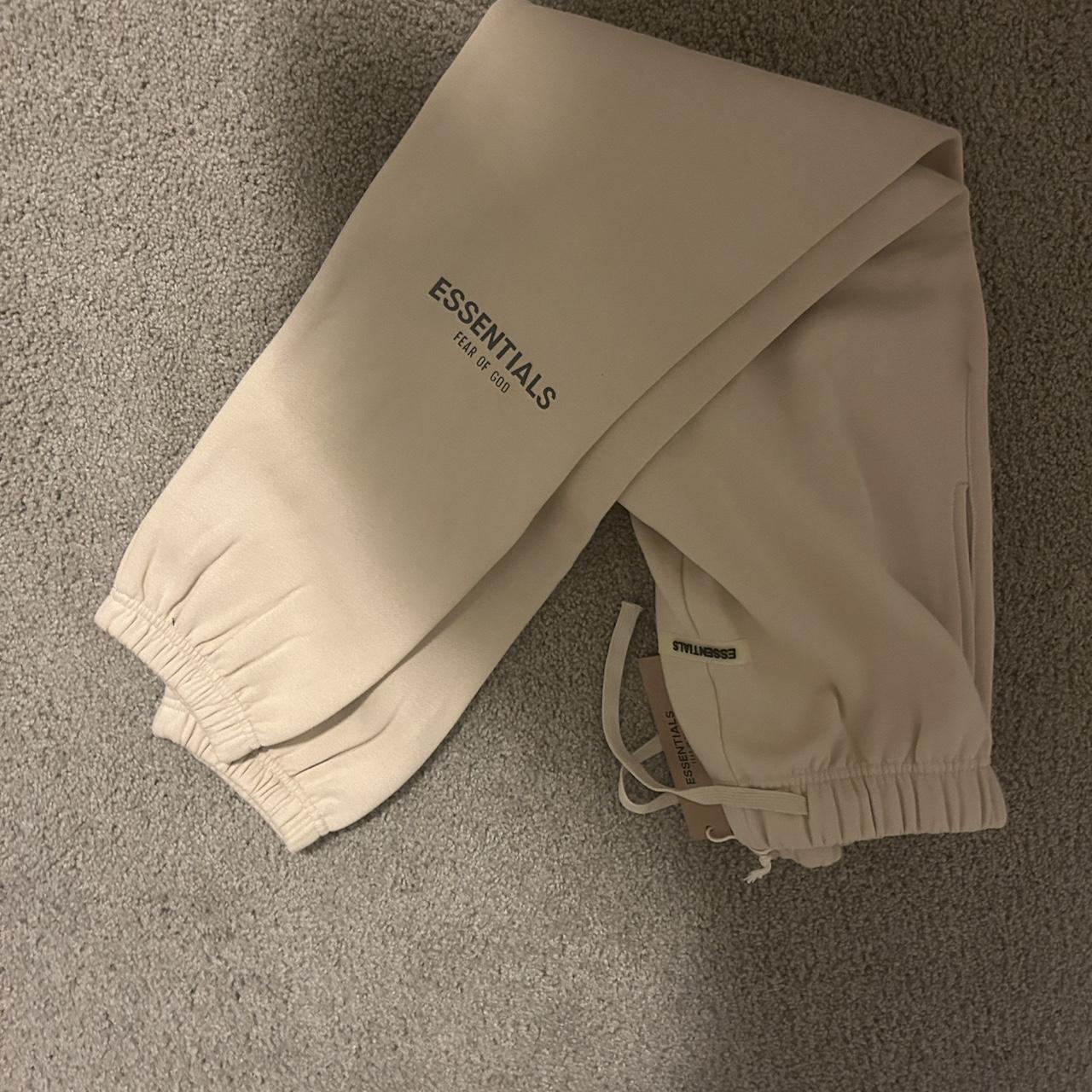 Cream essentials sweatpants Brand new Buy the... - Depop