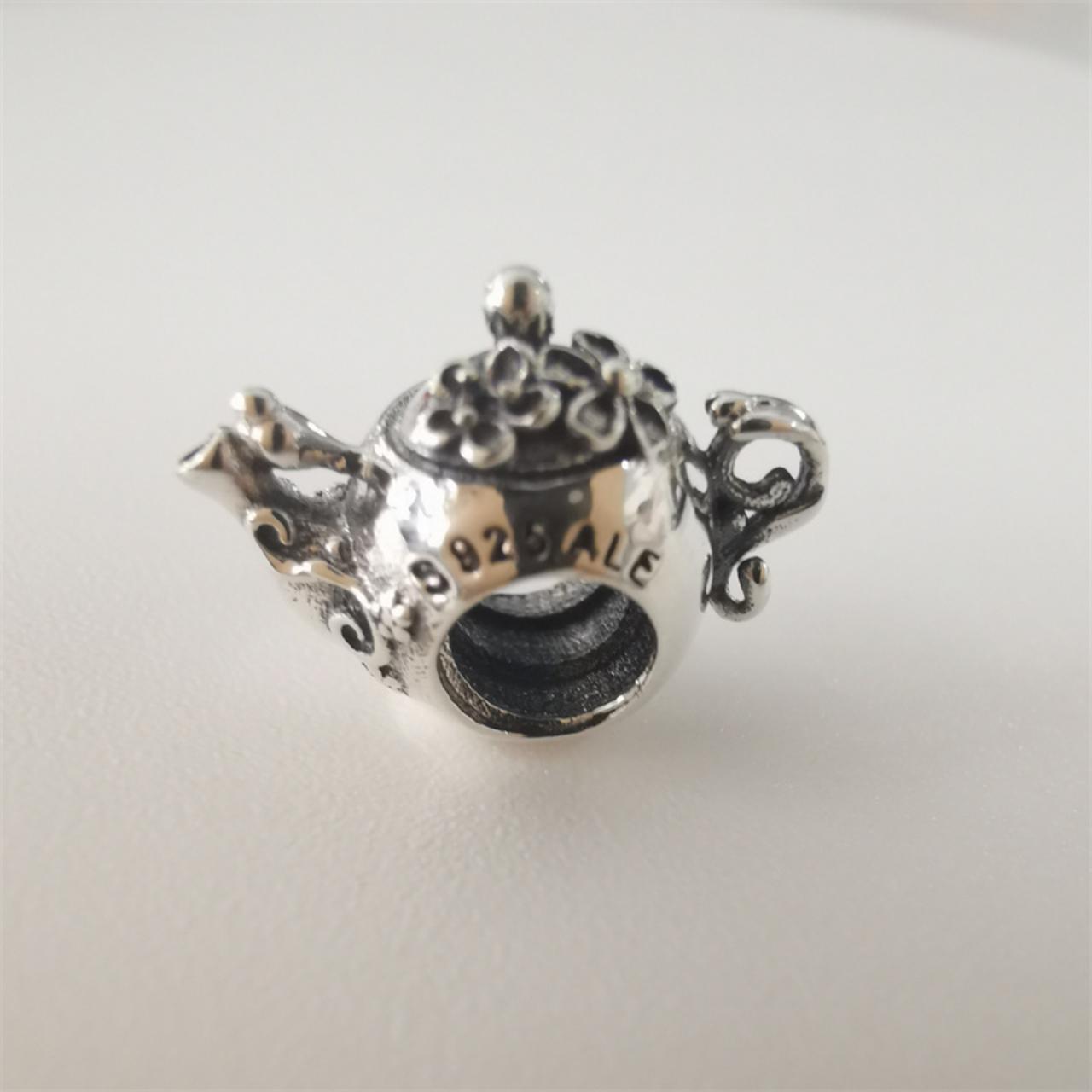 CH-3A1116 PANDORA Authentic Enchanted Tea Pot Charm... - Depop