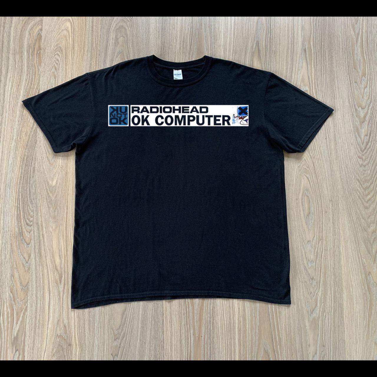 RADIOHEAD Band Tee Ok Computer Promo T Shirt Unisex... - Depop