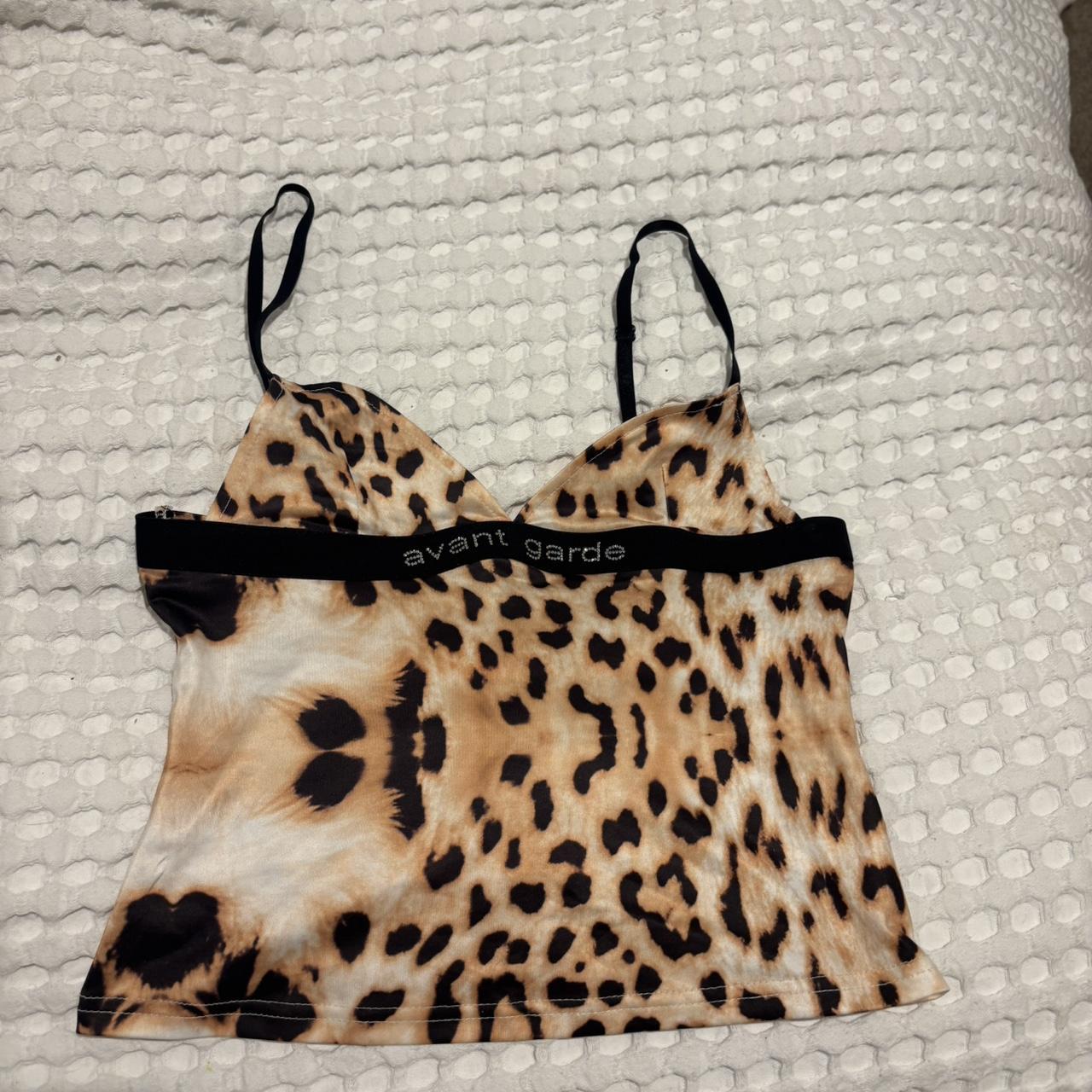 cute cropped leopard print top! love this top, just... | Depop