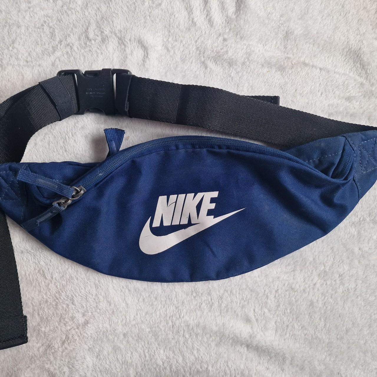 Nike bum bag Nike fanny pack Nike zip up bag mens... - Depop