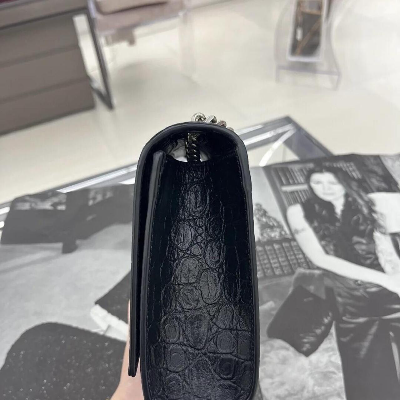 SAINT LAUYRENT YSL KATE Chain bag with silver buckle... - Depop