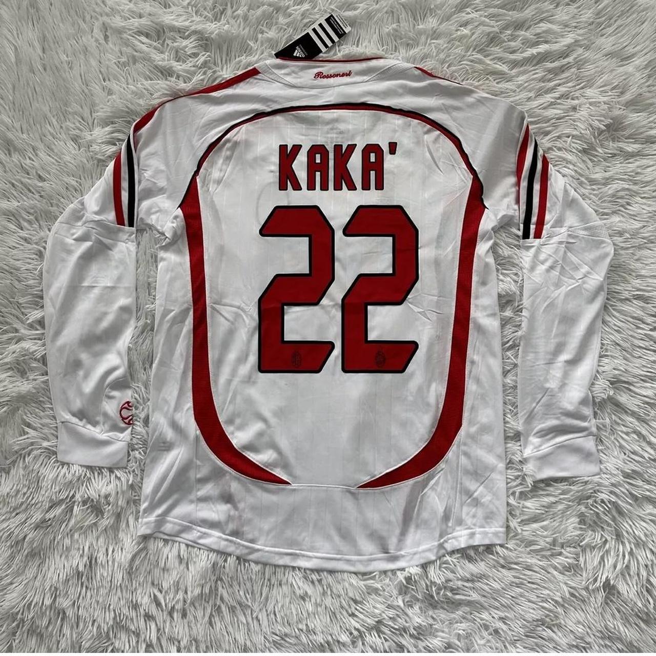 KAKA Ac Milan 2007 Champions League Long Sleeve Away... - Depop