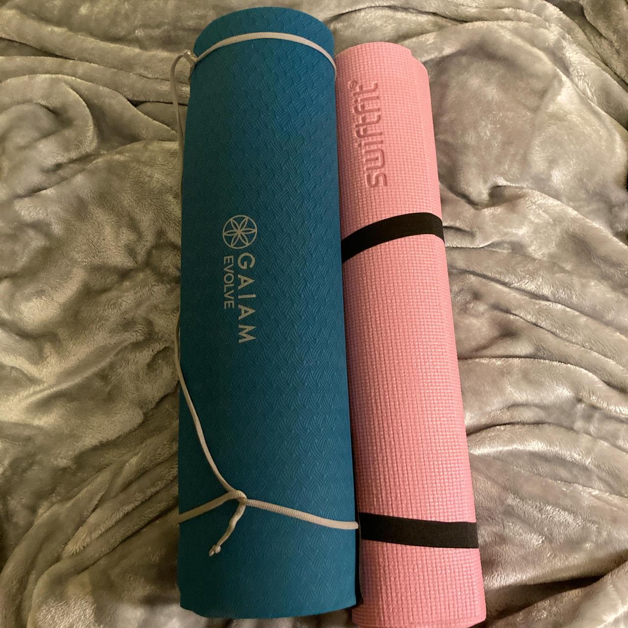 pink and blue yoga mats - can be sold separately or... - Depop