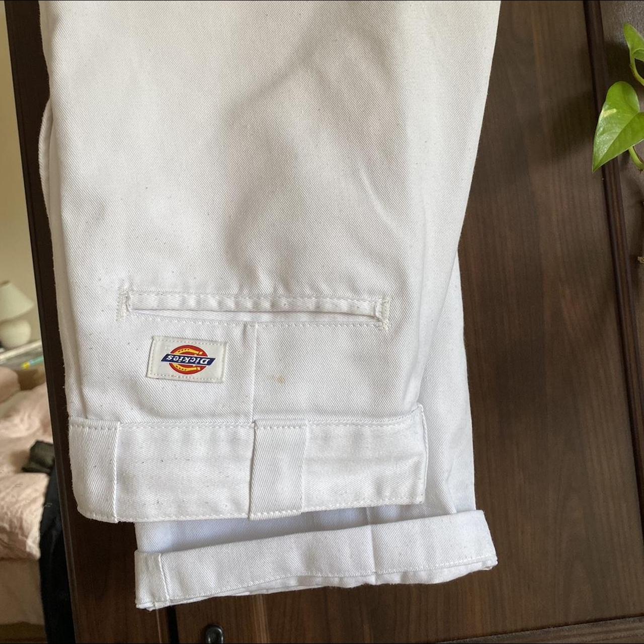 White Dickies 30x32 Amazing White straight leg... - Depop