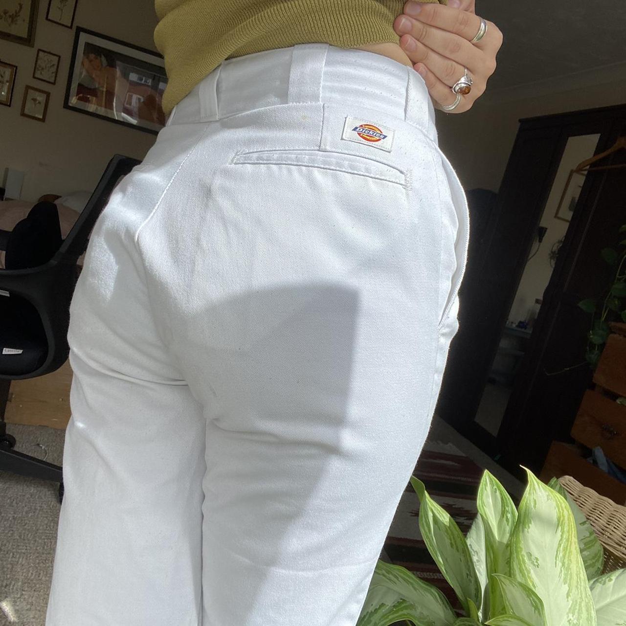 White Dickies 30x32 Amazing White straight leg... - Depop