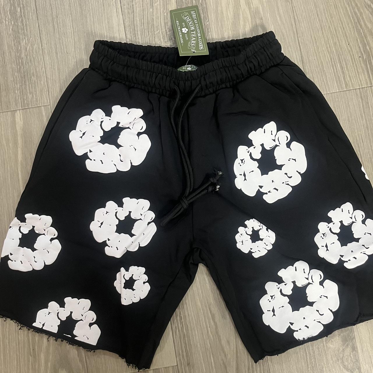 Denim tears shorts cotton wreath Brand new never... - Depop